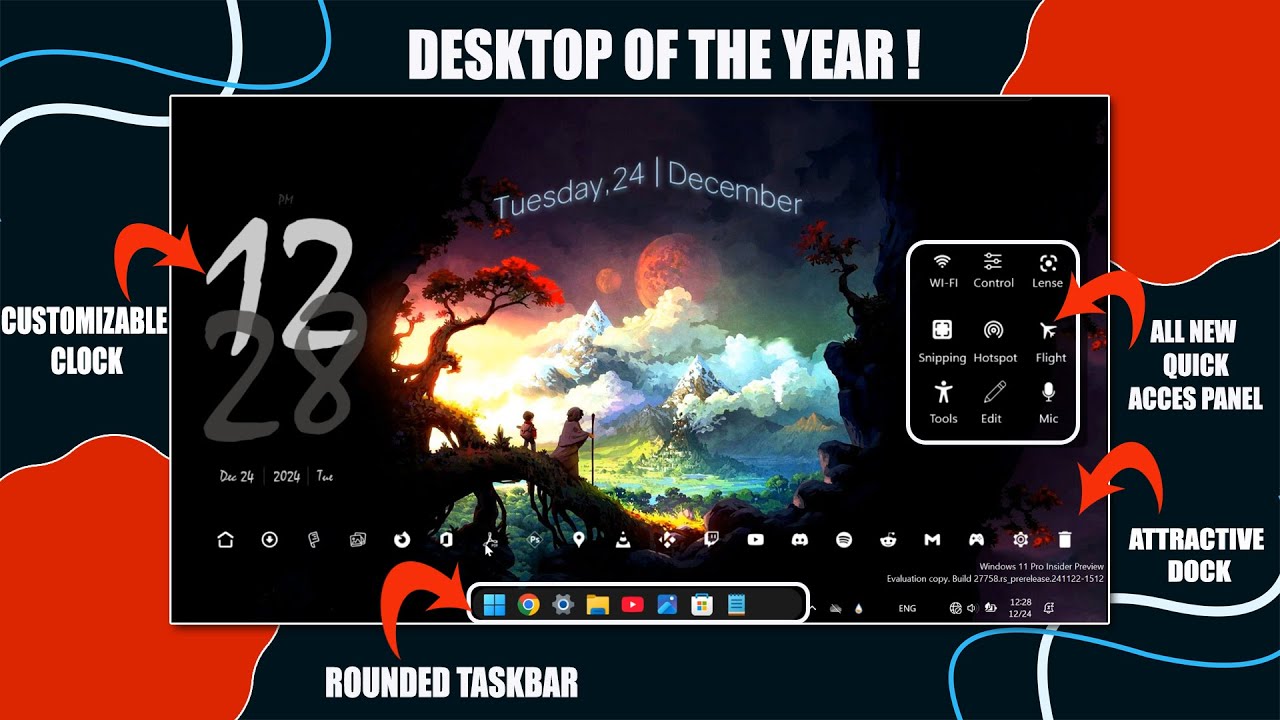 Deep valley Desktop Theme | Best Desktop Customization of the Year ...