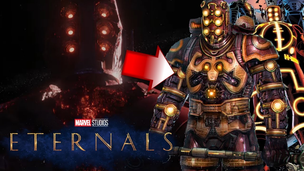 Eternals Trailer ESON THE SEARCHER CELESTIAL Explained & Celestials MADE THE MARVEL UNIVERSE ...