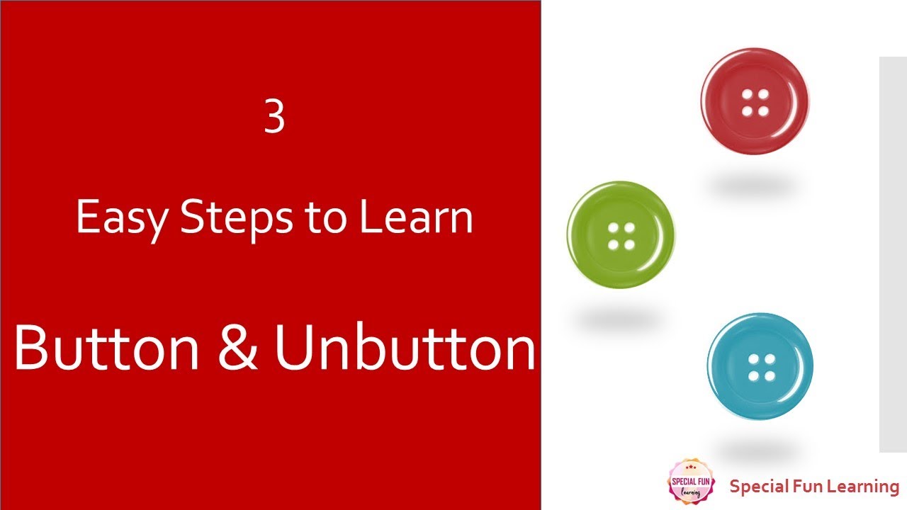 ADL - How to teach button and Unbutton to children with special needs ...