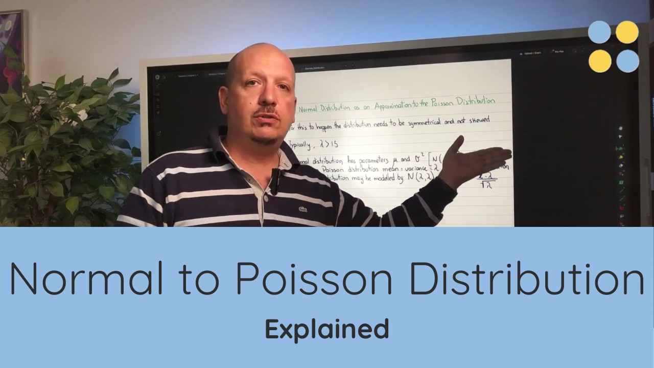 CAIE A-Level Mathematics 9709 | The Normal Approximation to the Poisson ...