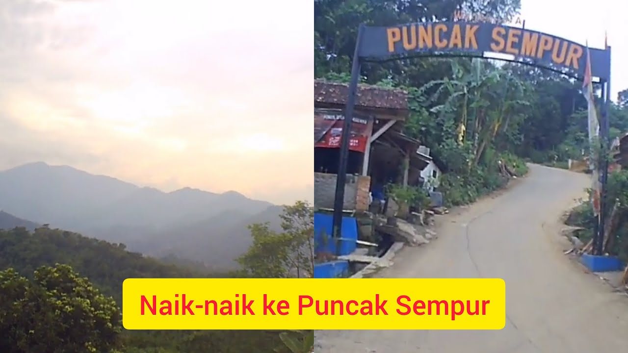 Jalan Lurus ke Puncak Sempur #karawang - YouTube