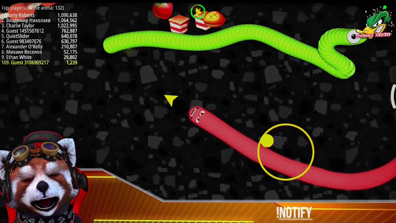 WORM ZONE NIATNYA PENGIN MATIIN MUSUH EH MALAH JADI GINI - YouTube