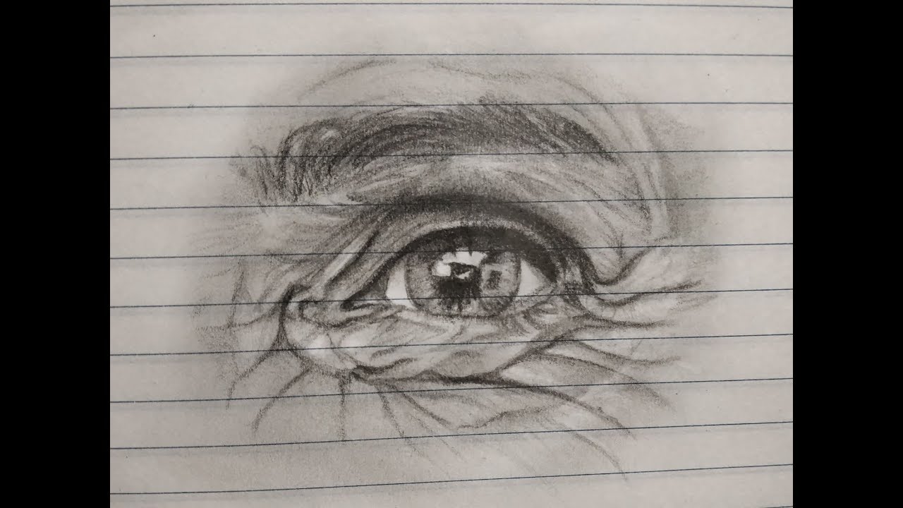 The Old Eye- Drawing Timelapse - YouTube