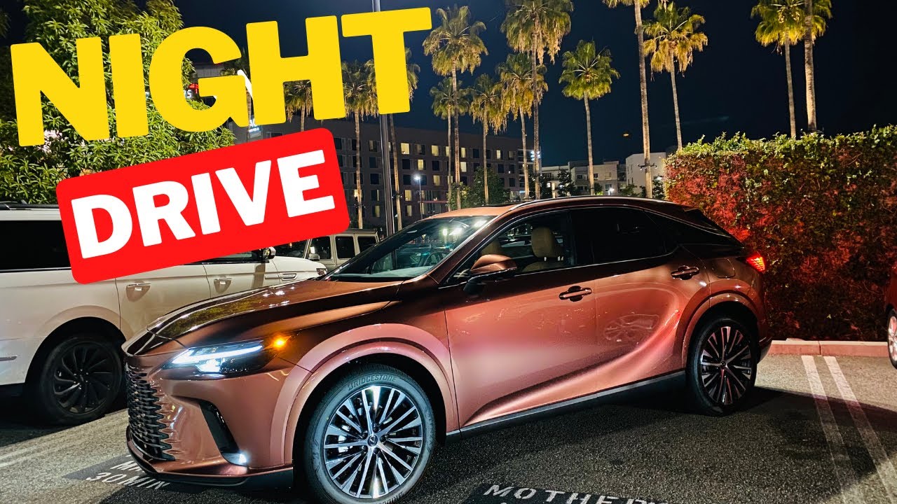 Watch as We Take 2023 Lexus RX 350 for a Night Ride! - YouTube