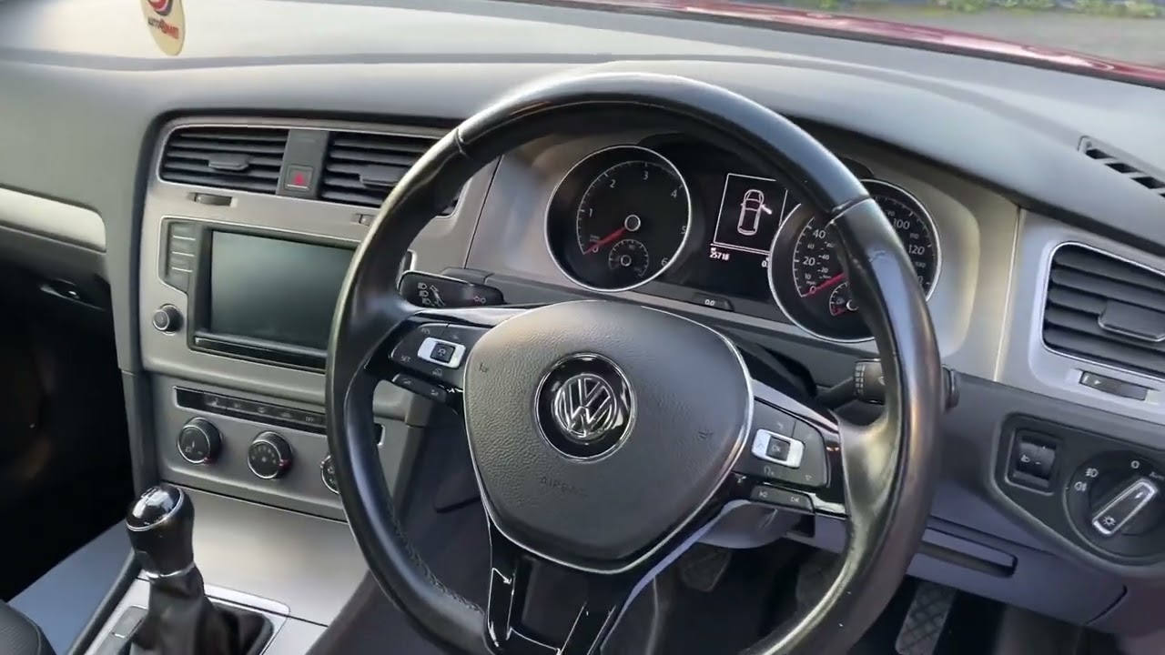 2016 16 Vw golf 1.6 TDI tech match edition bluemotion - YouTube