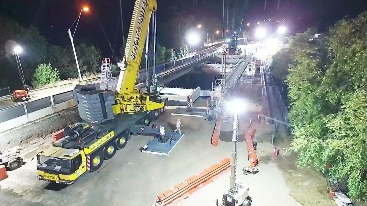 Sunbury Road Upgrade: Bridge Open - YouTube