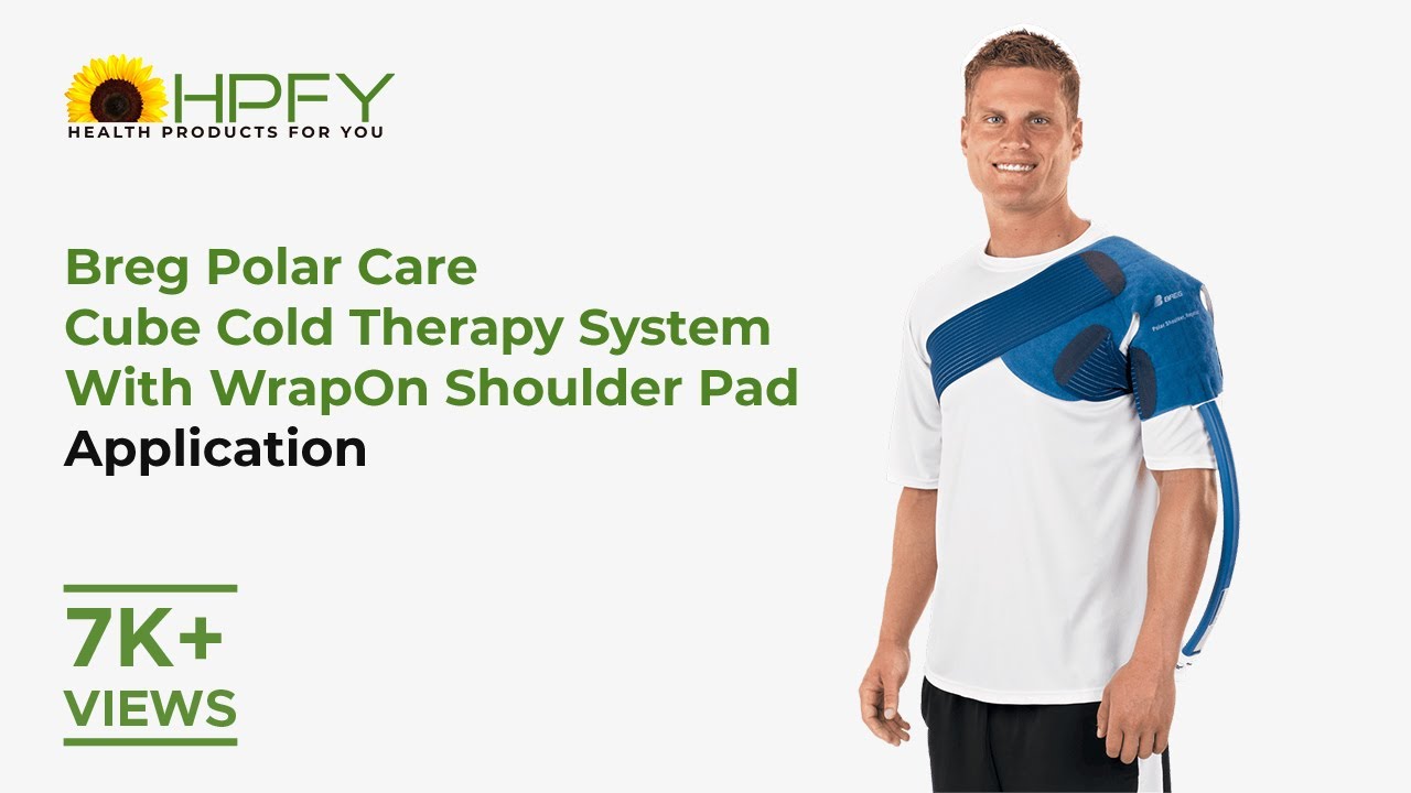 Breg Polar Care Cube Cold Therapy System With WrapOn Shoulder Pad ...