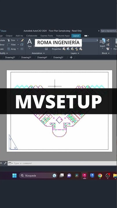 Mvsetup Autocad Autocadtips Shorts Youtube