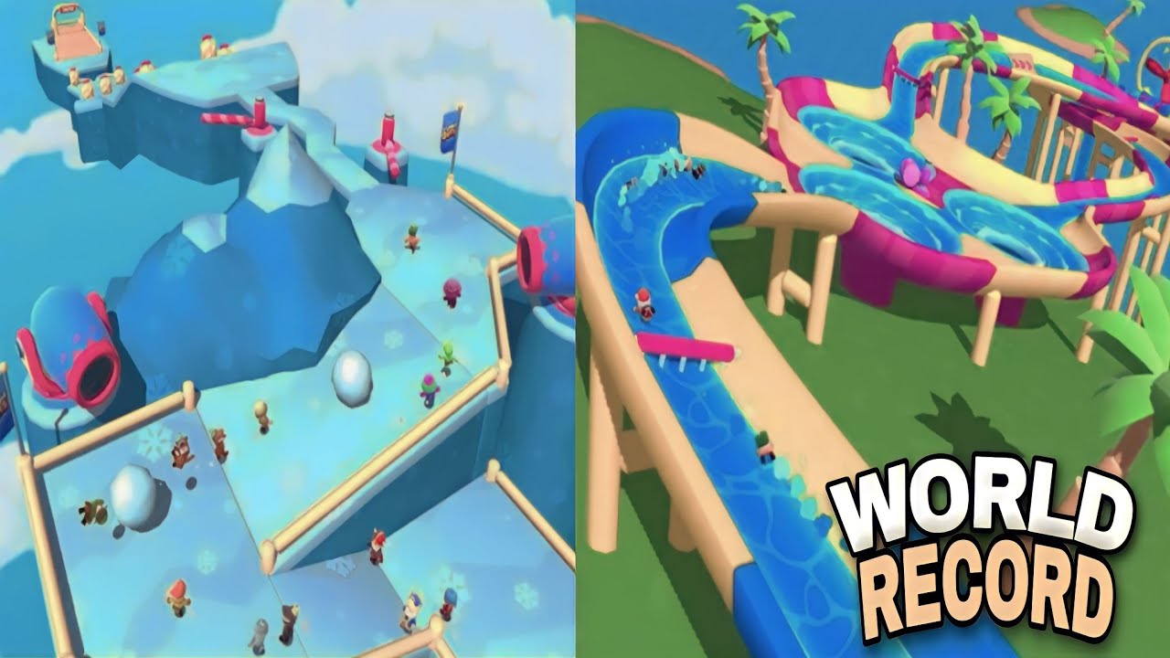 🔥Insane Win! In Tile Fall Map Stumble Guys🔥| Fast Save In Block Dash ...