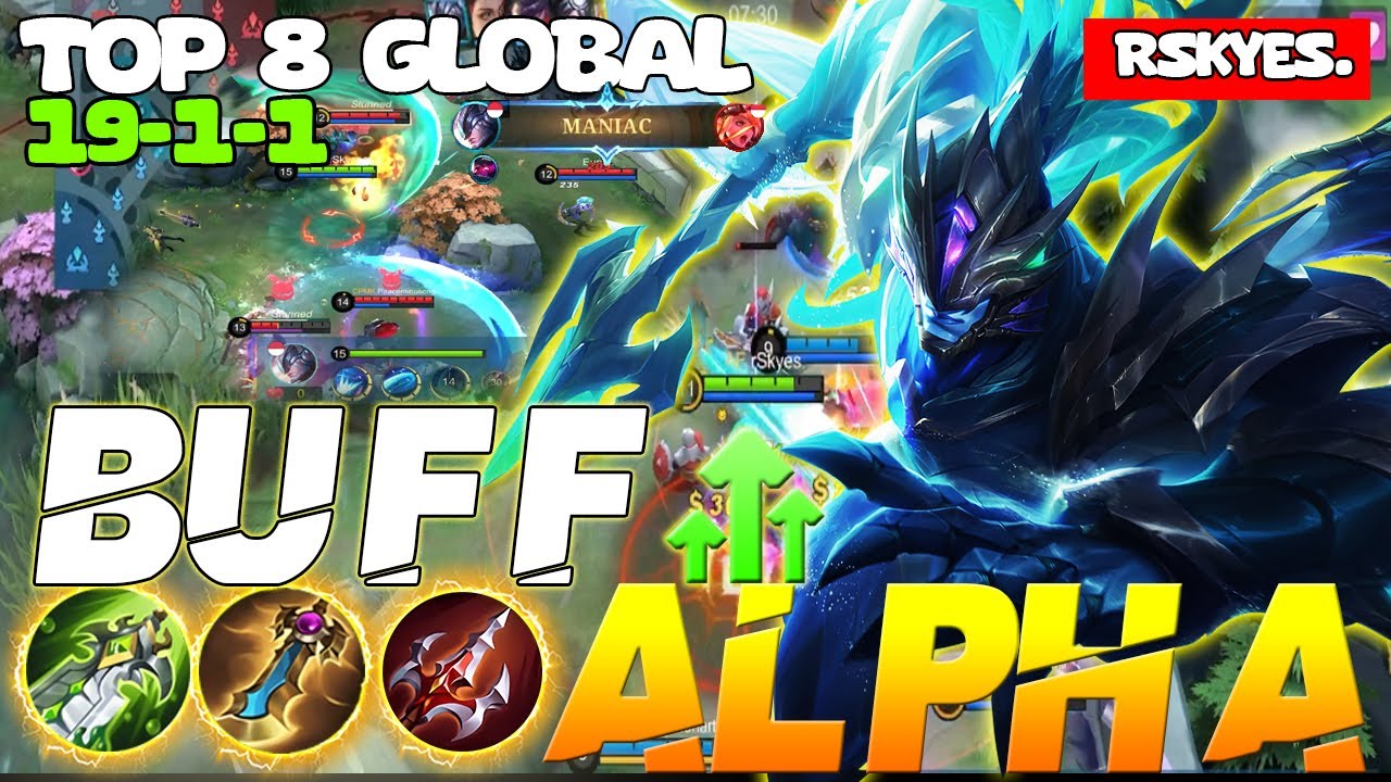 NEW BUFF ALPHA - TOP 8 GLOBAL (rSkyes.) - YouTube