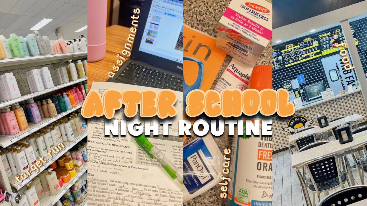 AFTER SCHOOL NIGHT ROUTINE | assignments, target run, cleaning, etc ...