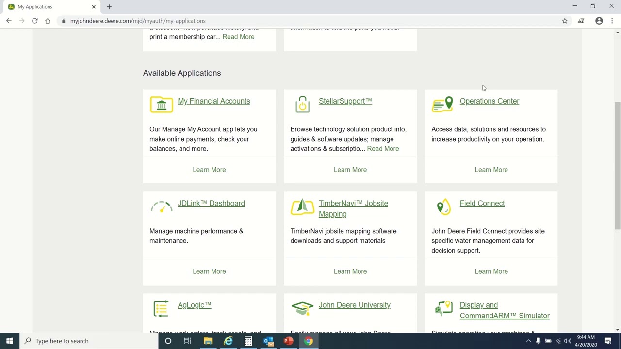 Creating a MyJohnDeere Operations Center Account - YouTube