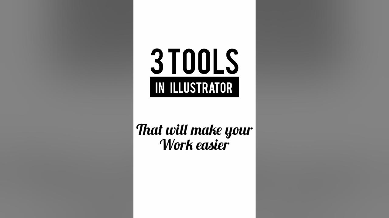 Three 3 Tools In Illustrator That Will Facilitate Your Work YouTube three-3-tools-in-illustrator-that-will-facilitate-your-work-youtube