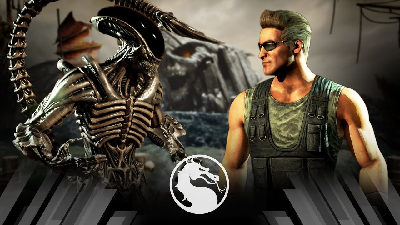 Mortal Kombat X - Alien Vs Johnny Cage (Very Hard) - Go IT