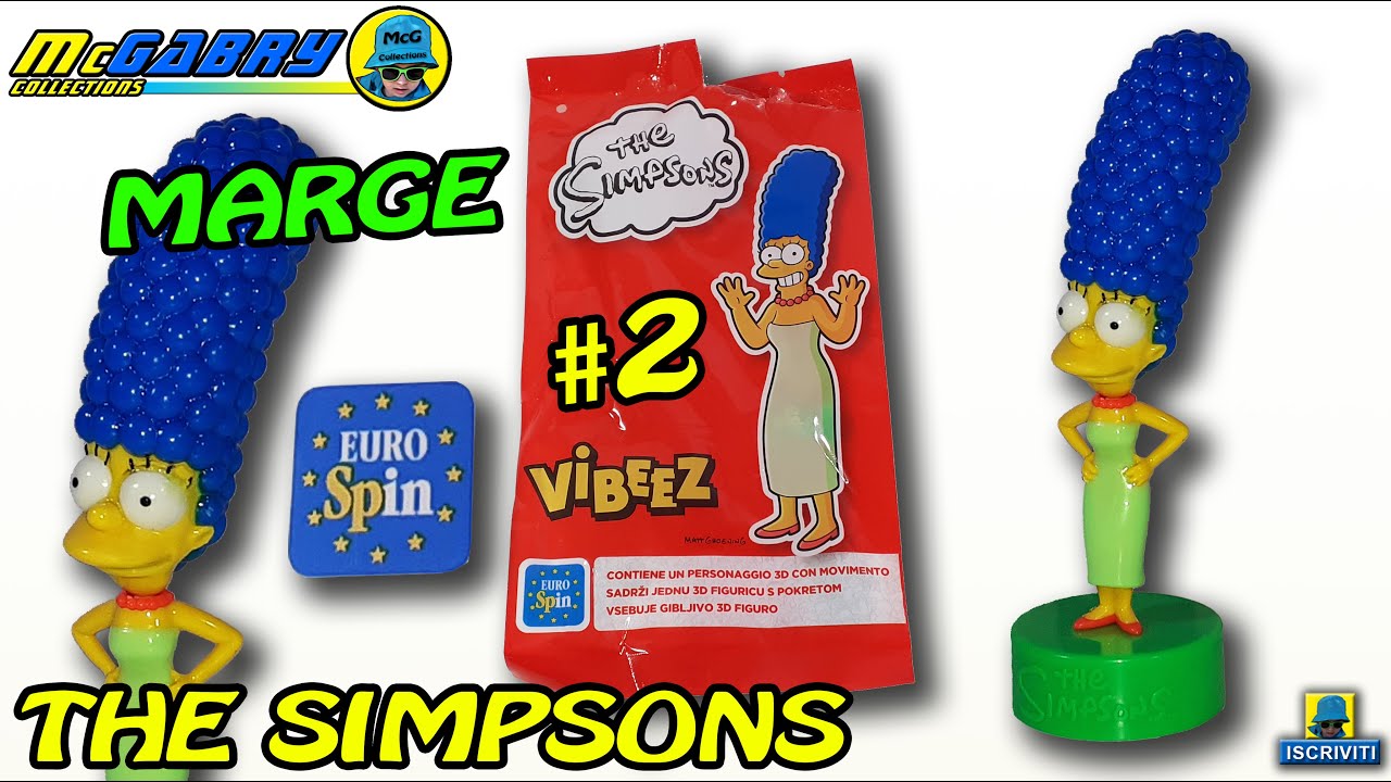 THE SIMPSONS VIBEEZ EUROSPIN N.2: MARGE SIMPSON 3D CHE MUOVE LA TESTA ...