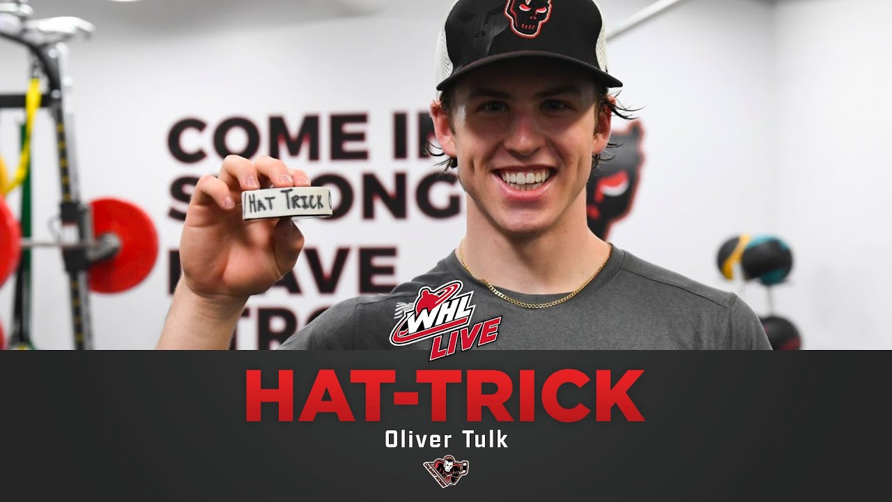 WHL Hat-Tricks - Oliver Tulk - YouTube