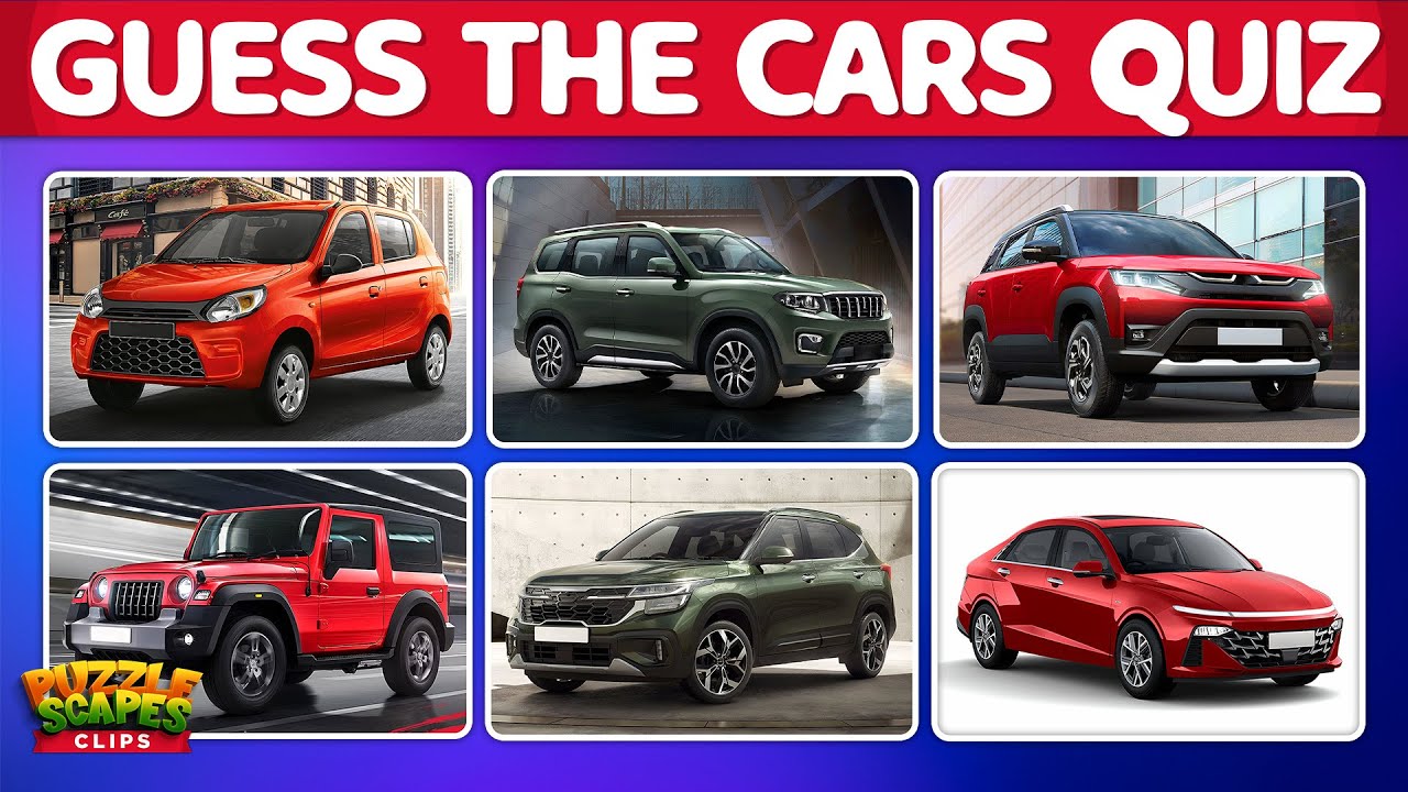 Guess the famous cars | Guess the car names challenge | Car quiz 2024 ...