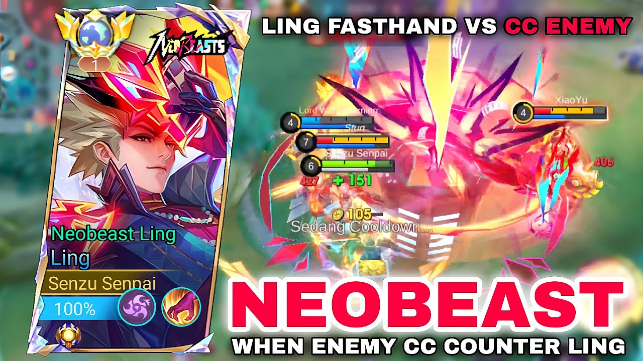 LING NEOBEAST FASTHAND VS EVERYBODY | CC ENEMY HAS COUNTER MY LING ...