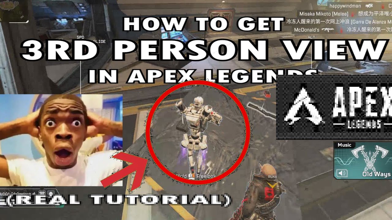How to get 3RD PERSON VIEW in Apex Matches (REAL TUTORIAL) - YouTube