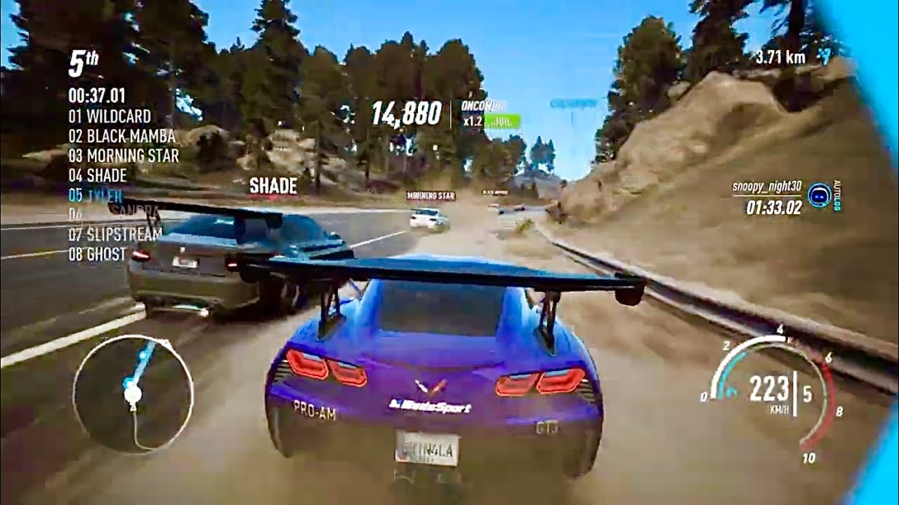 Corvette C7 GS sprint race craze - NFS Payback - YouTube
