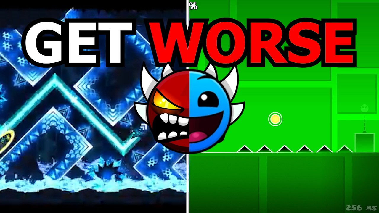 How To Get WORSE At Geometry Dash | Crash Course - YouTube