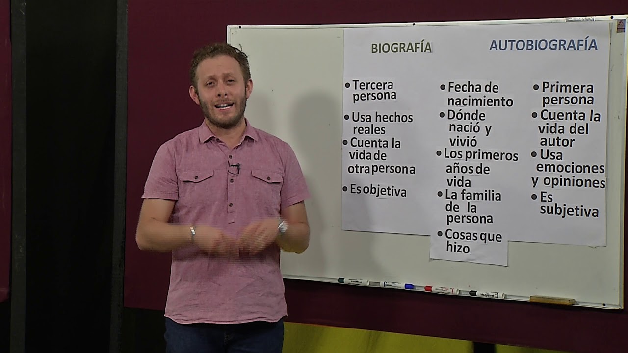 Español para Todos - Biografía y autobiografía - YouTube