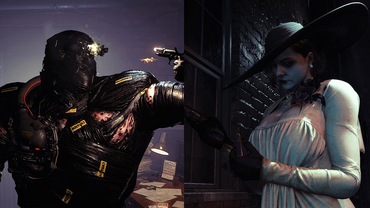 Resident Evil 3 Remake Lady Dimitrescu Meets Mrx Youtube