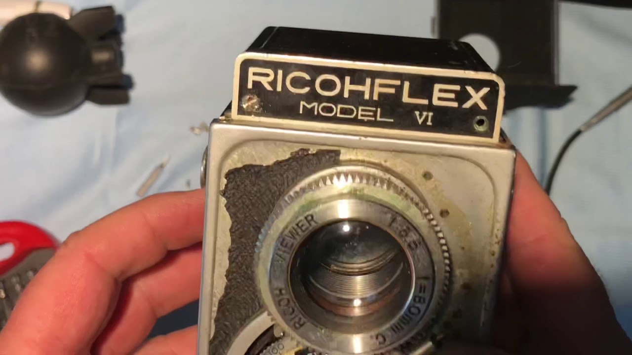 Ricoflex Model VI camera. - YouTube