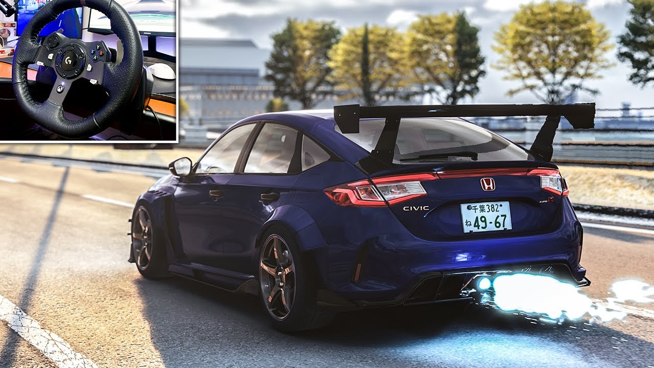 800HP Honda Civic Type R Tune | Assetto Corsa | Steering Wheel Gameplay ...