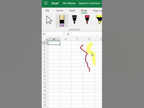 Draw Tab in Excel - YouTube