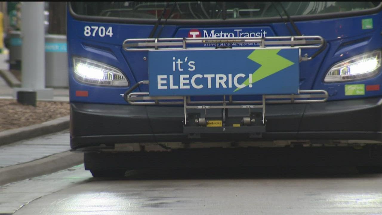 Metro Transit using electric buses as part of pilot program - YouTube