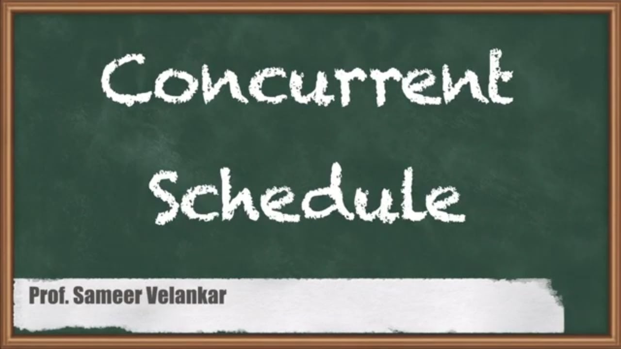 Exploring Concurrent Scheduling In Databases : Efficient Data ...