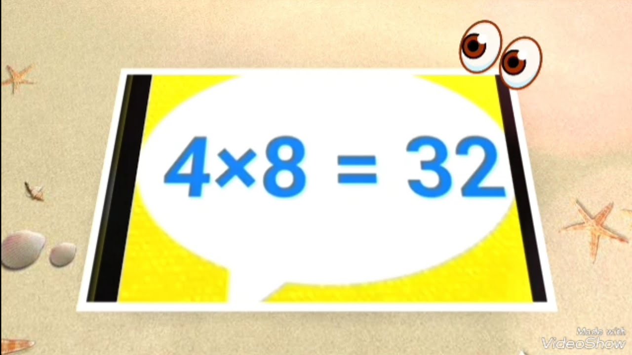 MULTIPLICATION-TABLE DE 4 (avec exercices 📃 ️) - YouTube