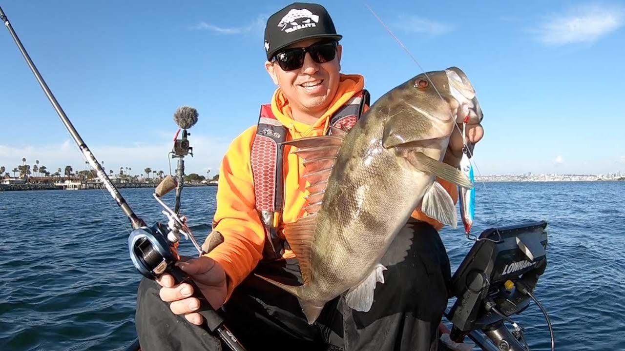 Deep Drops looking for Sand Bass | San Diego Bay, CA - YouTube