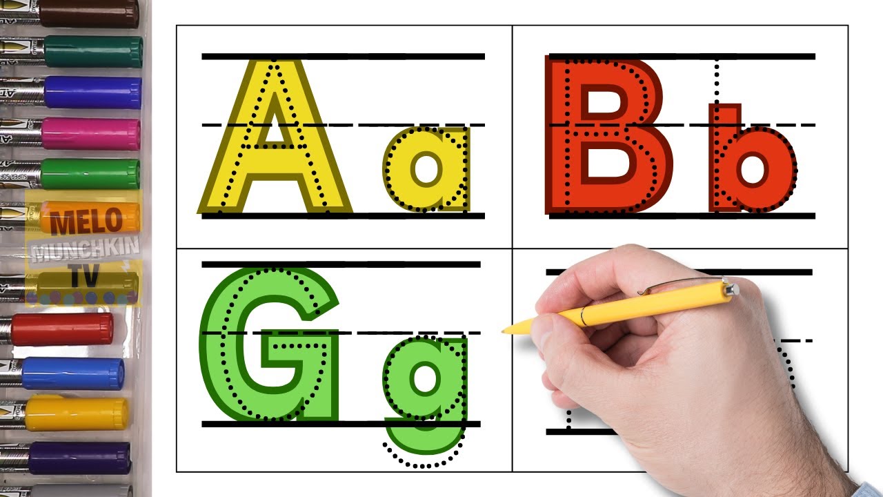 ABCs for Toddlers: Three Line Challenge | Uppercase and Lowercase ...