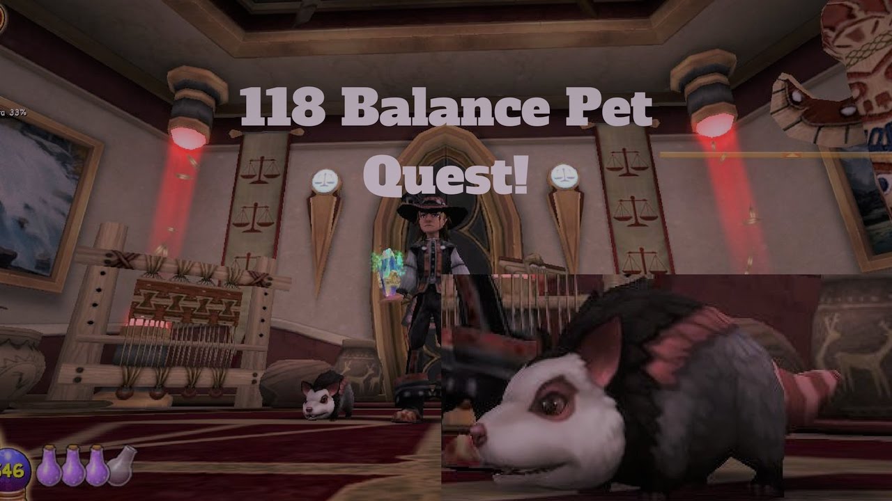 118 Balance Pet Quest! - Wizard101 - YouTube