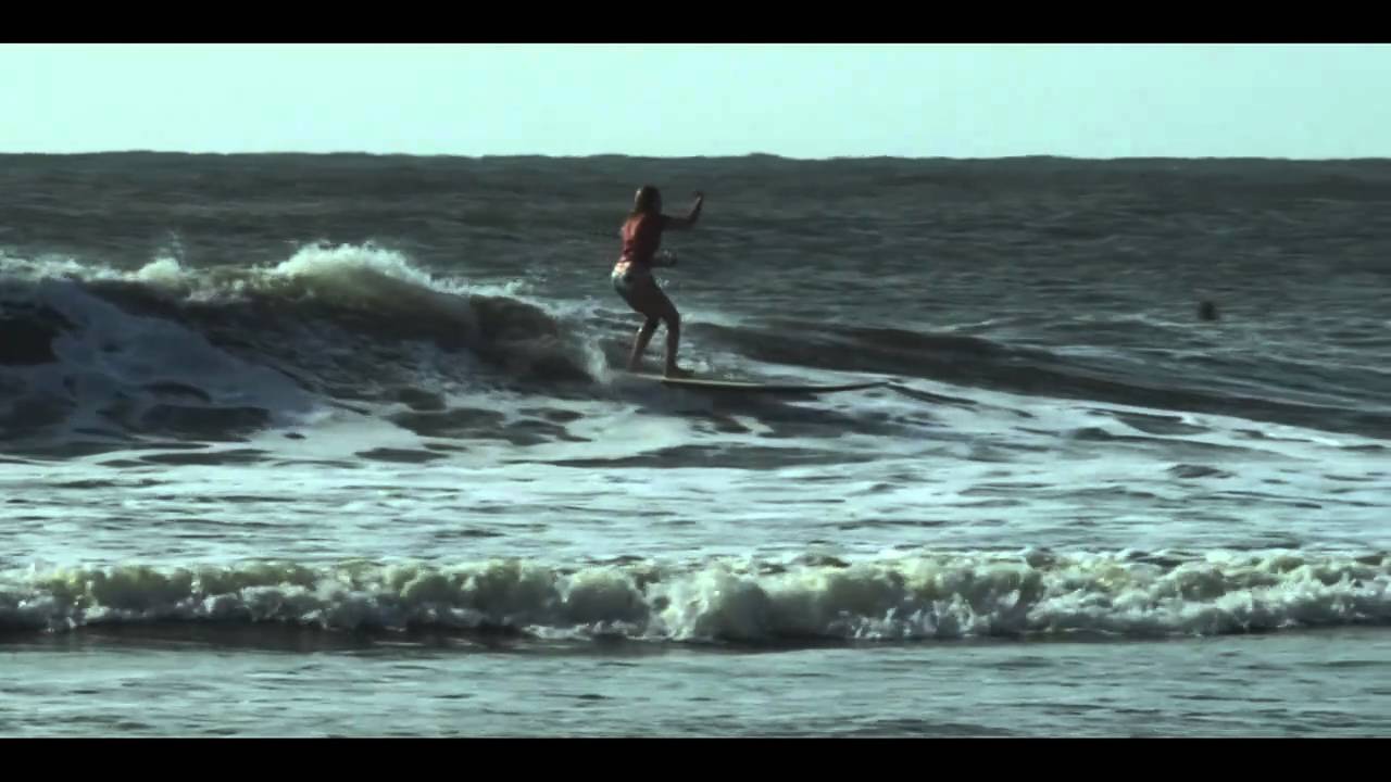 Kate Surfing on IOP - YouTube