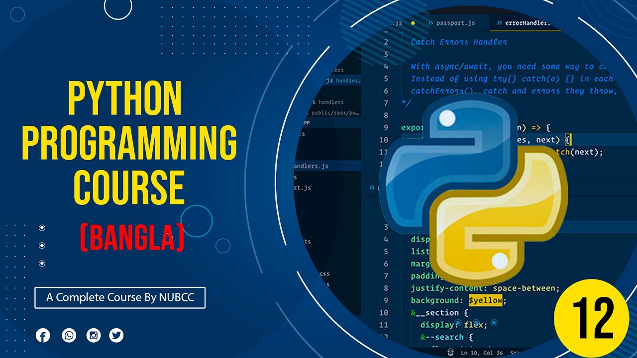 Python Bangla Tutorials For Beginners Python Programming Full Course 4997