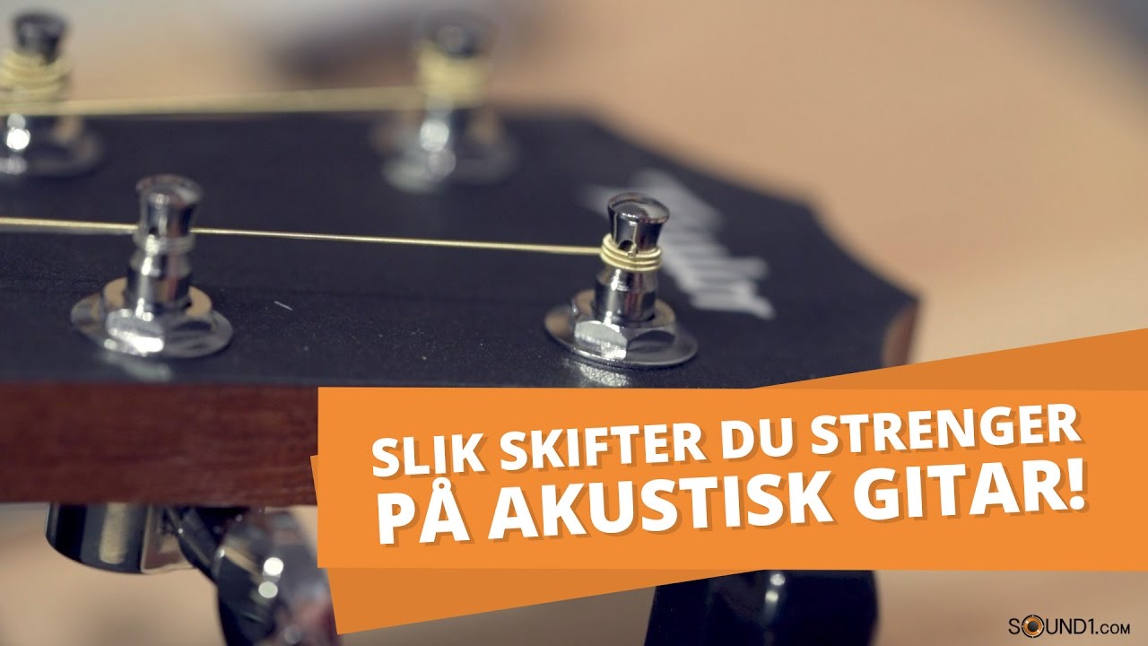 Slik skifter du strenger! - YouTube