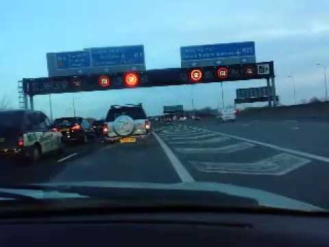 M25 from Gatwick to Heathrow - YouTube