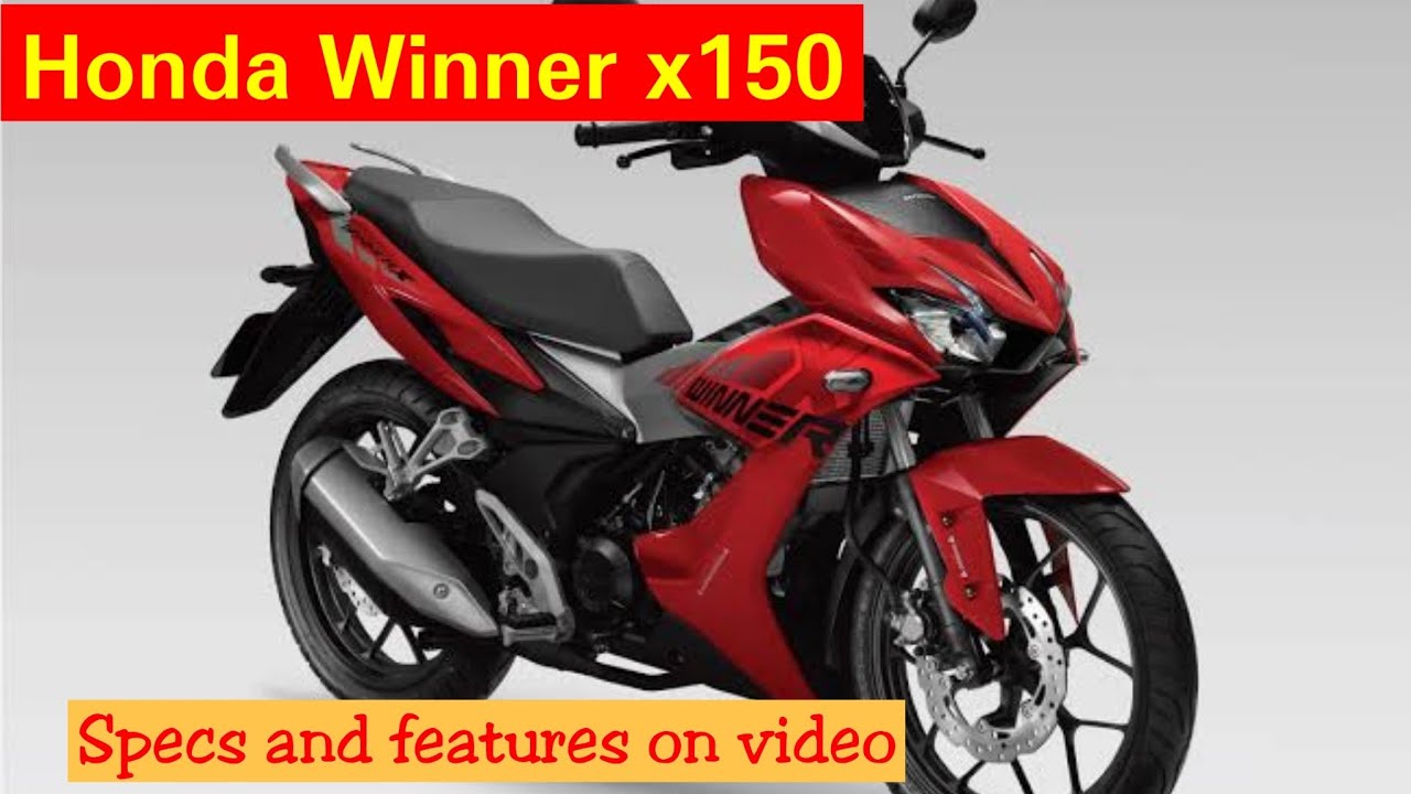 Honda Winner x150 2021 underbone, specification and features. - YouTube