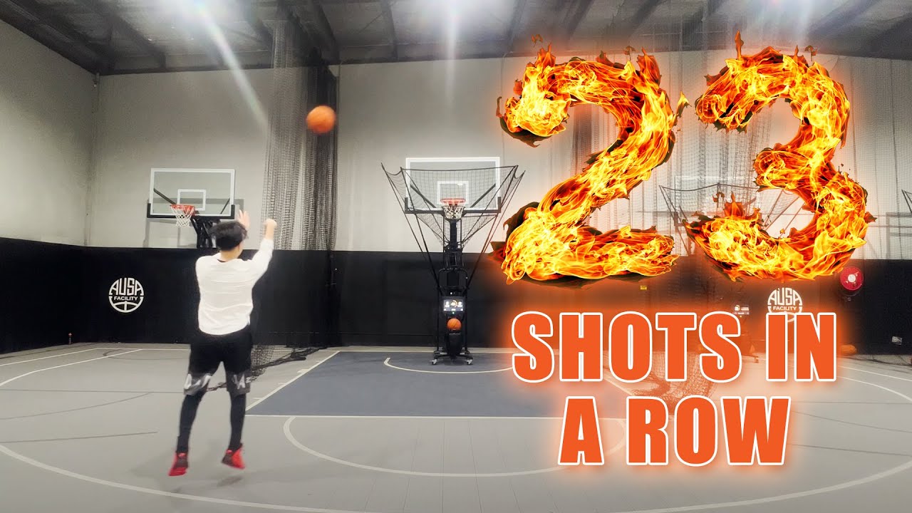 Sharp Shooting 23 consecutive 3-pointers in a row shooting drills 🏀🔥 🔥 ...