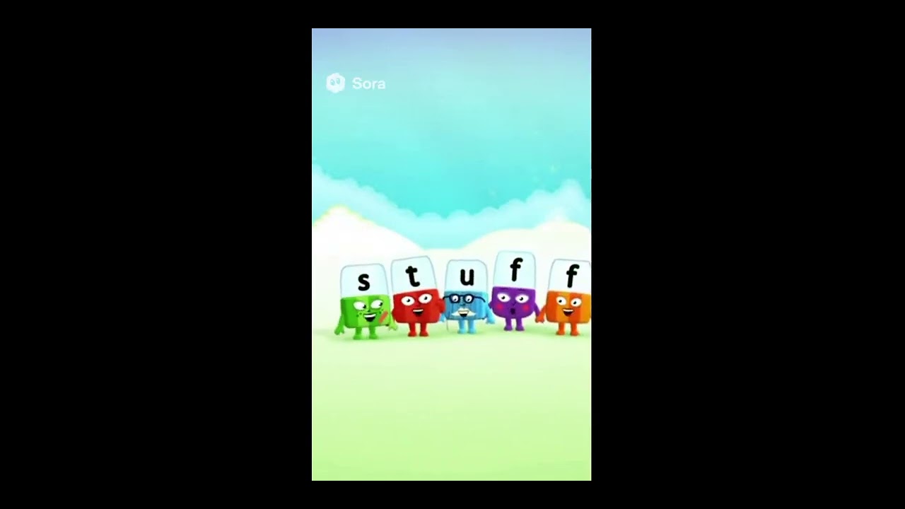 Alphablocks Made By Sora 2 Part 4 (My Take) - YouTube