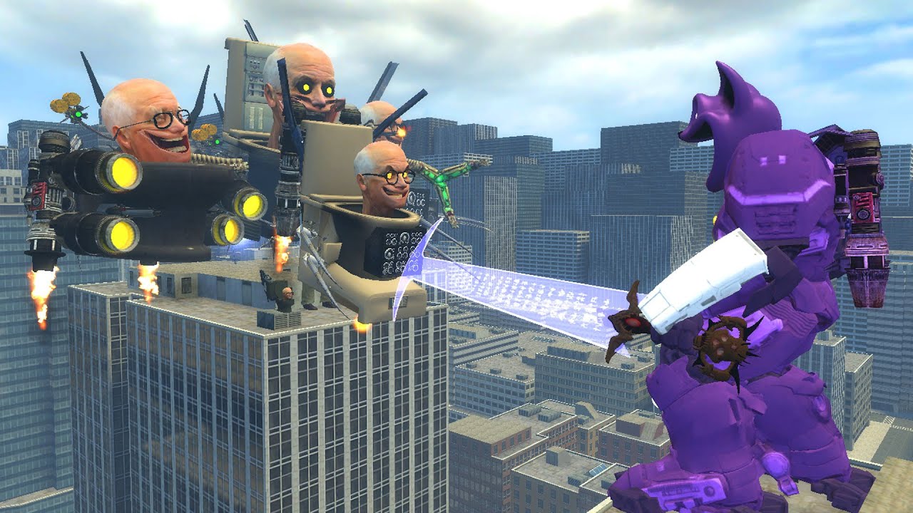 ALL UPGRADE SCIENTIST VS CATNAP BOSS - in Garrys Mod! - YouTube