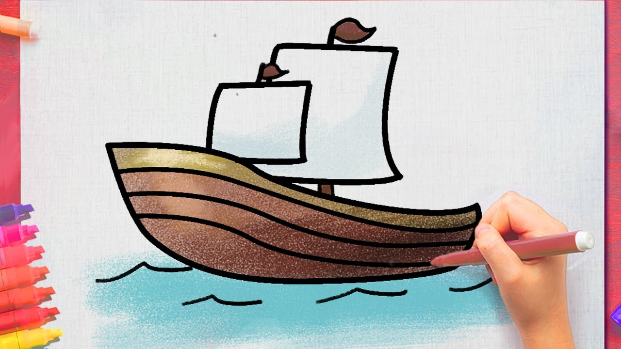Dessin De Bateau Simple Image à Colorier Bateau Simple