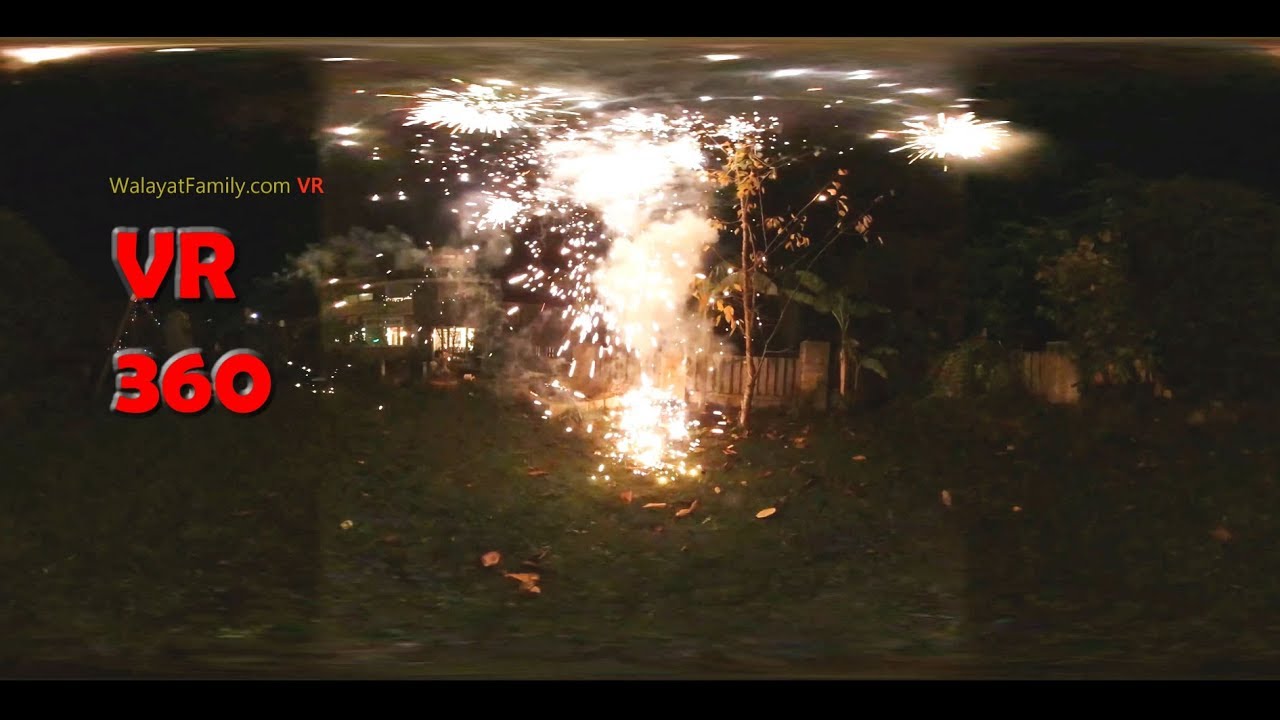 Bonfire Night Fireworks 2017 Virtual Reality VR 360 - YouTube