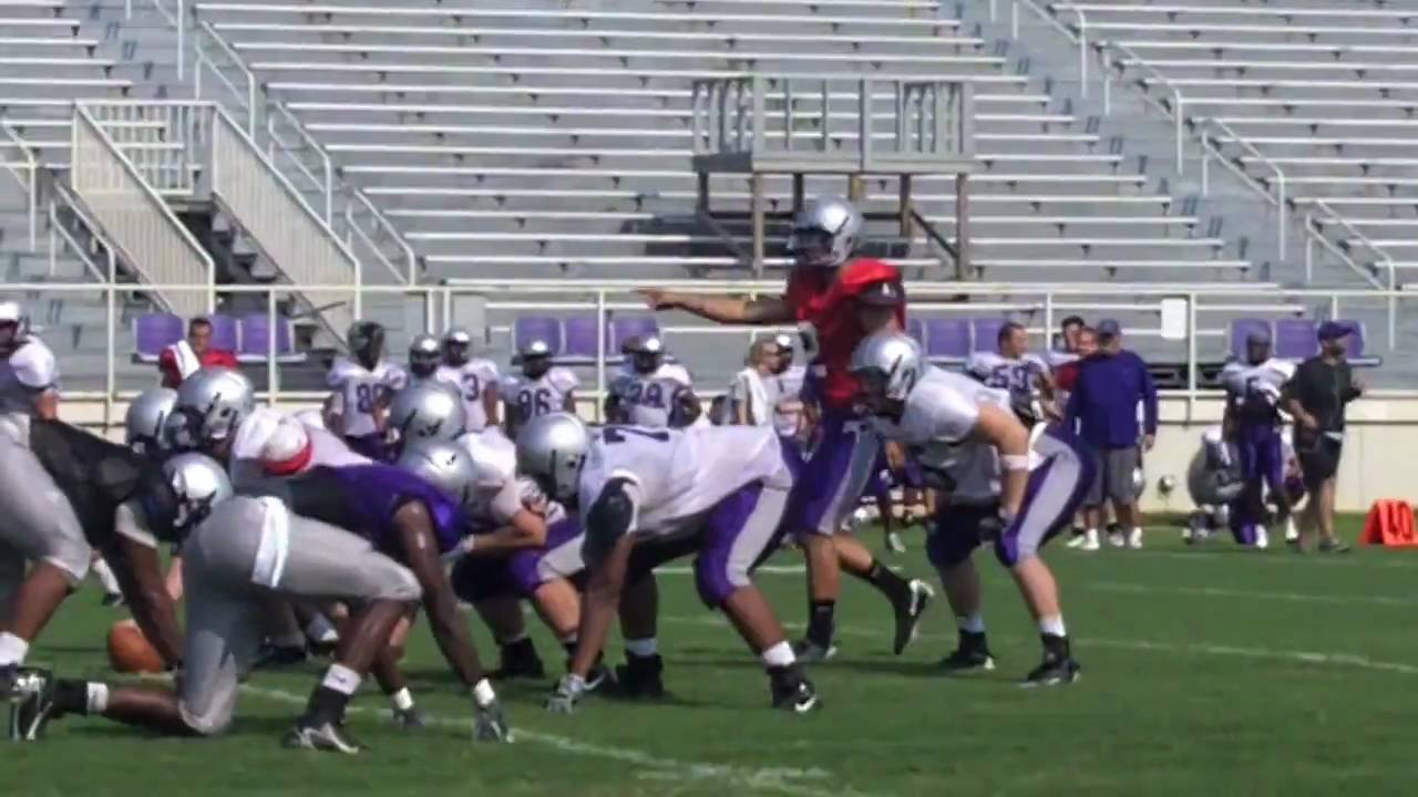2010 UCA Football - First Scrimmage Clips - YouTube