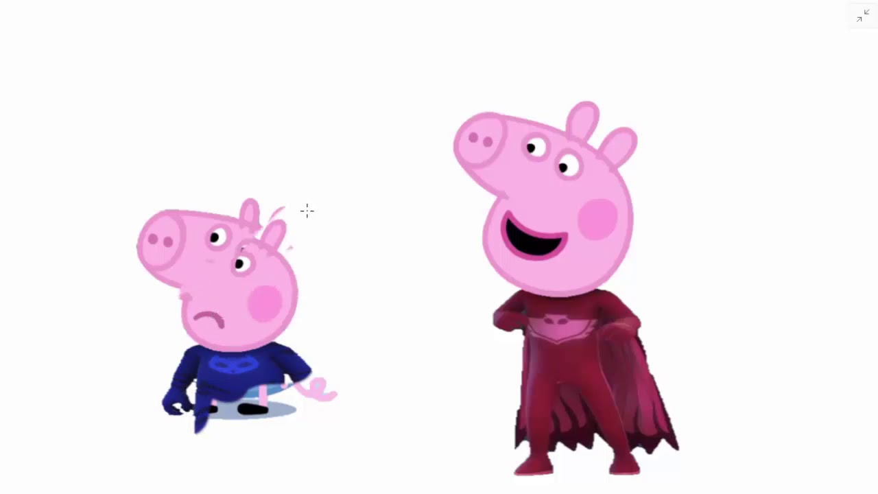 Transformando a Peppa e o George em PJ Masks - YouTube