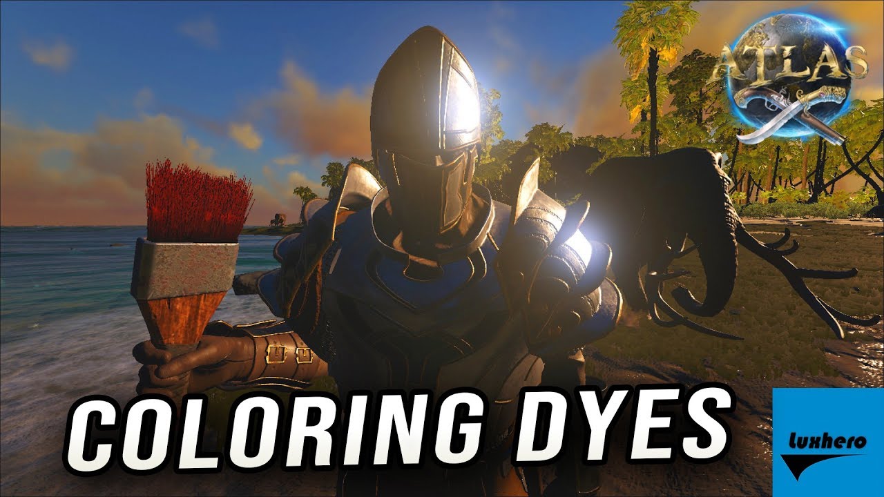 Atlas - How to Craft and Use Coloring Dyes - YouTube