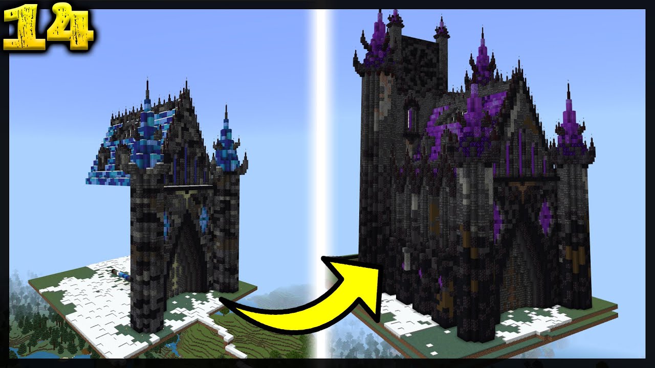 I Built a Giant Purple Castle to Celebrate 3 Years of Minecraft ...